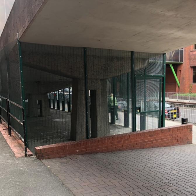 Case Study Asda Store | Swansea, Cardiff, London | Integrated Fencing