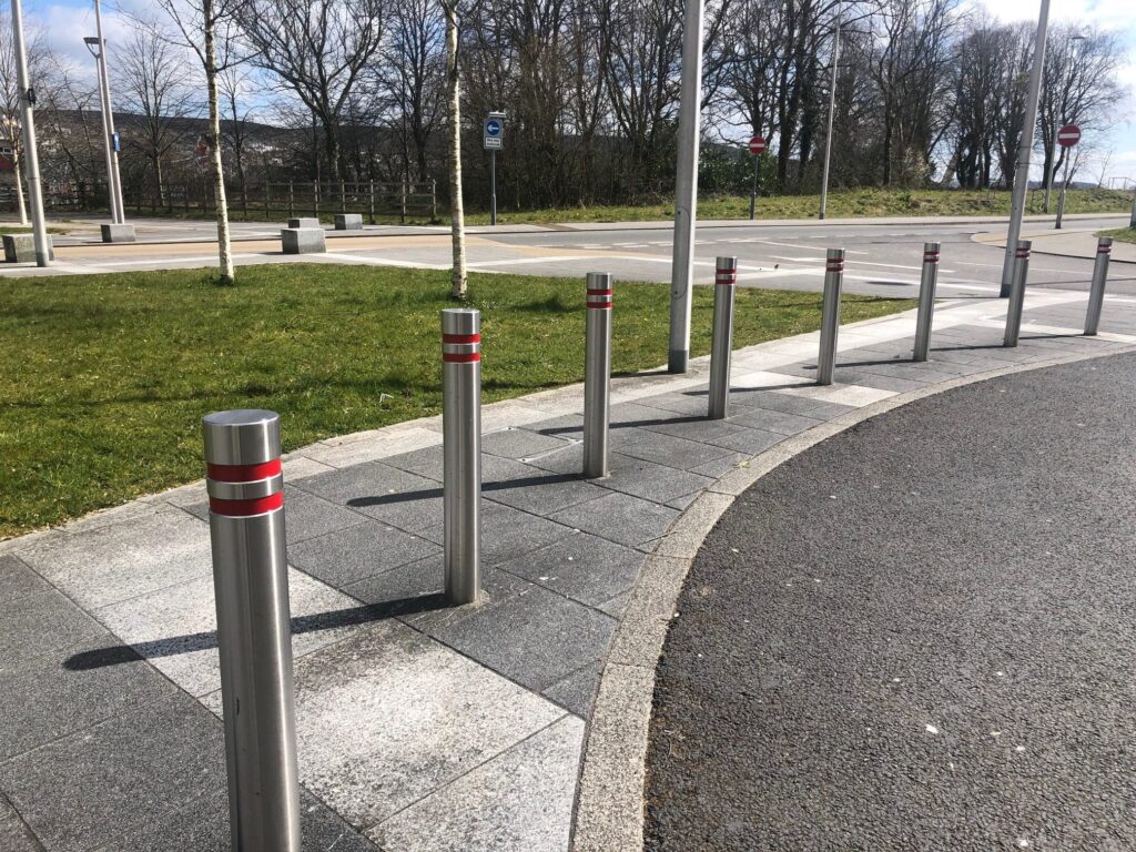 Security Bollards Installation | Swansea, Cardiff, London | Integrated ...