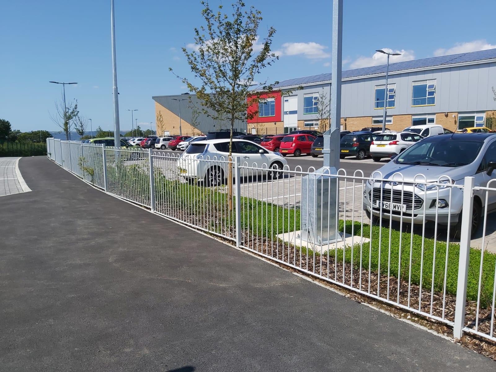 Tubular Railings Fencing | Swansea, Cardiff, London | Integrated Fencing