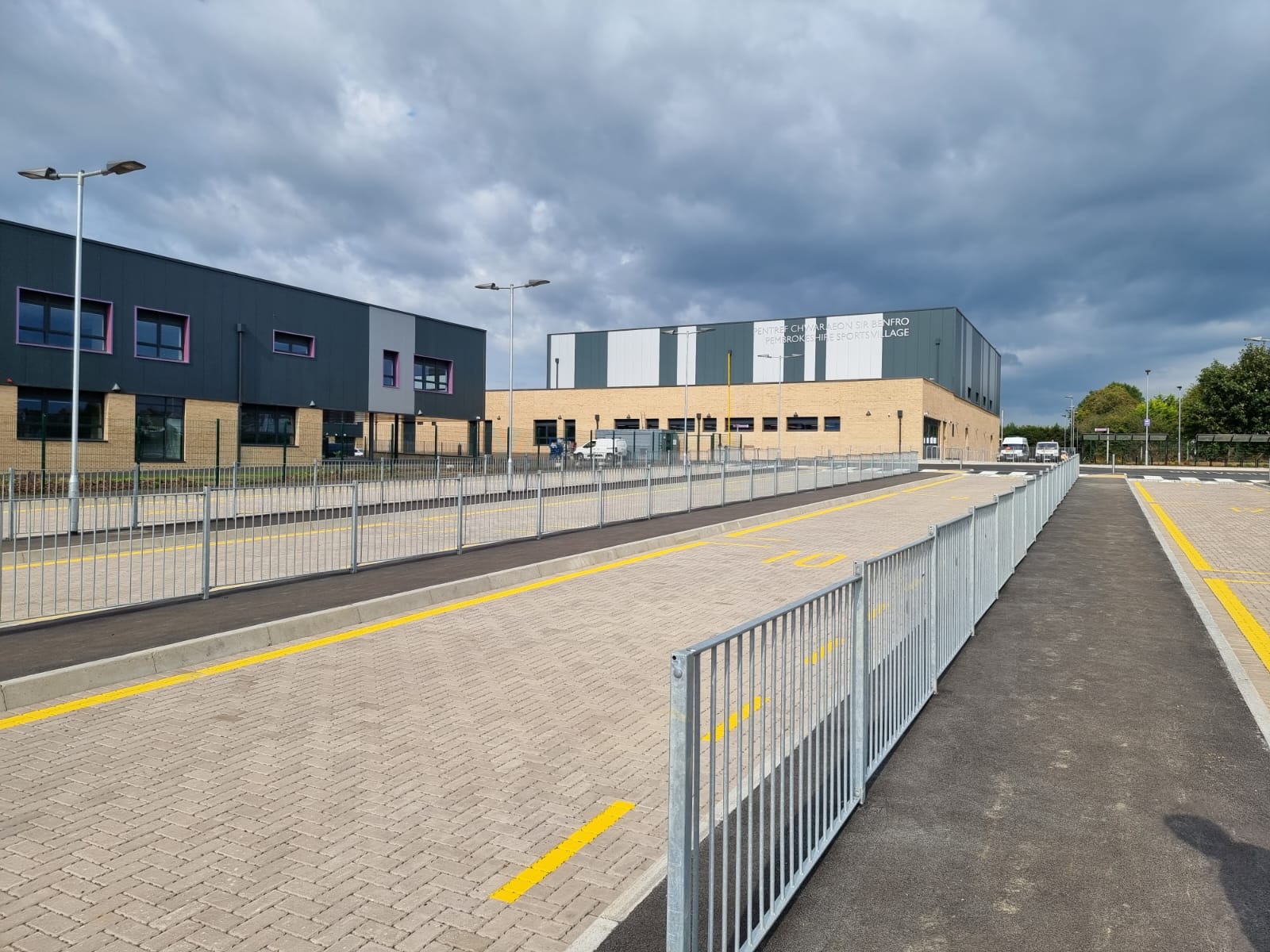 Project Haverfordwest High School | Integrated Fencing