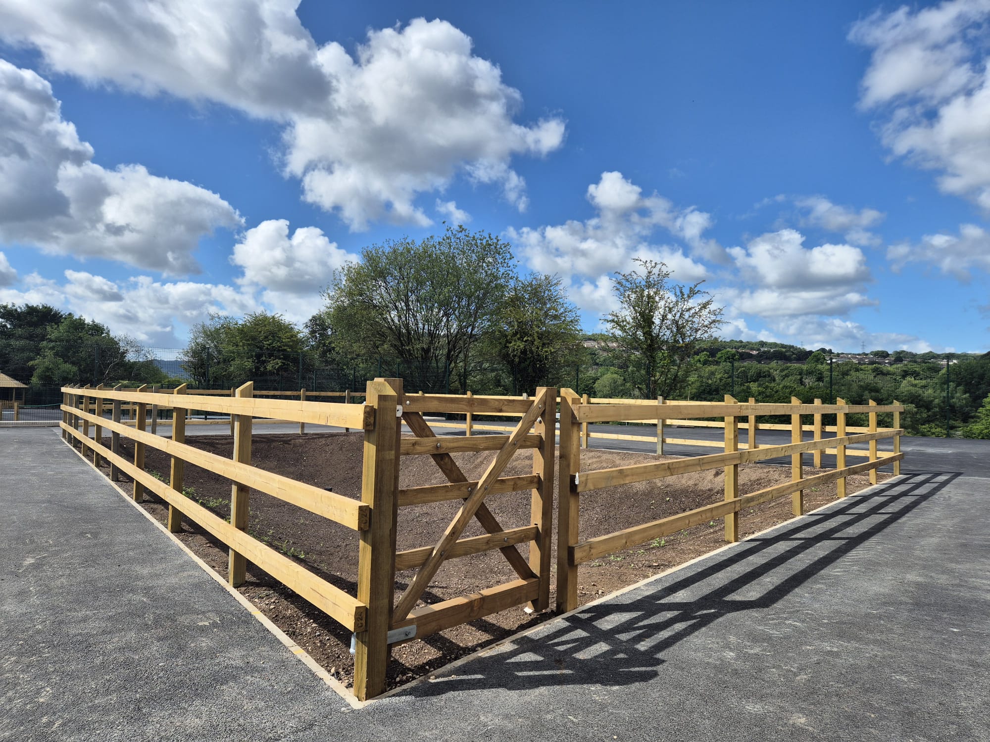 Post & Rail Timber Fencing | Swansea, Cardiff, London | Integrated Fencing